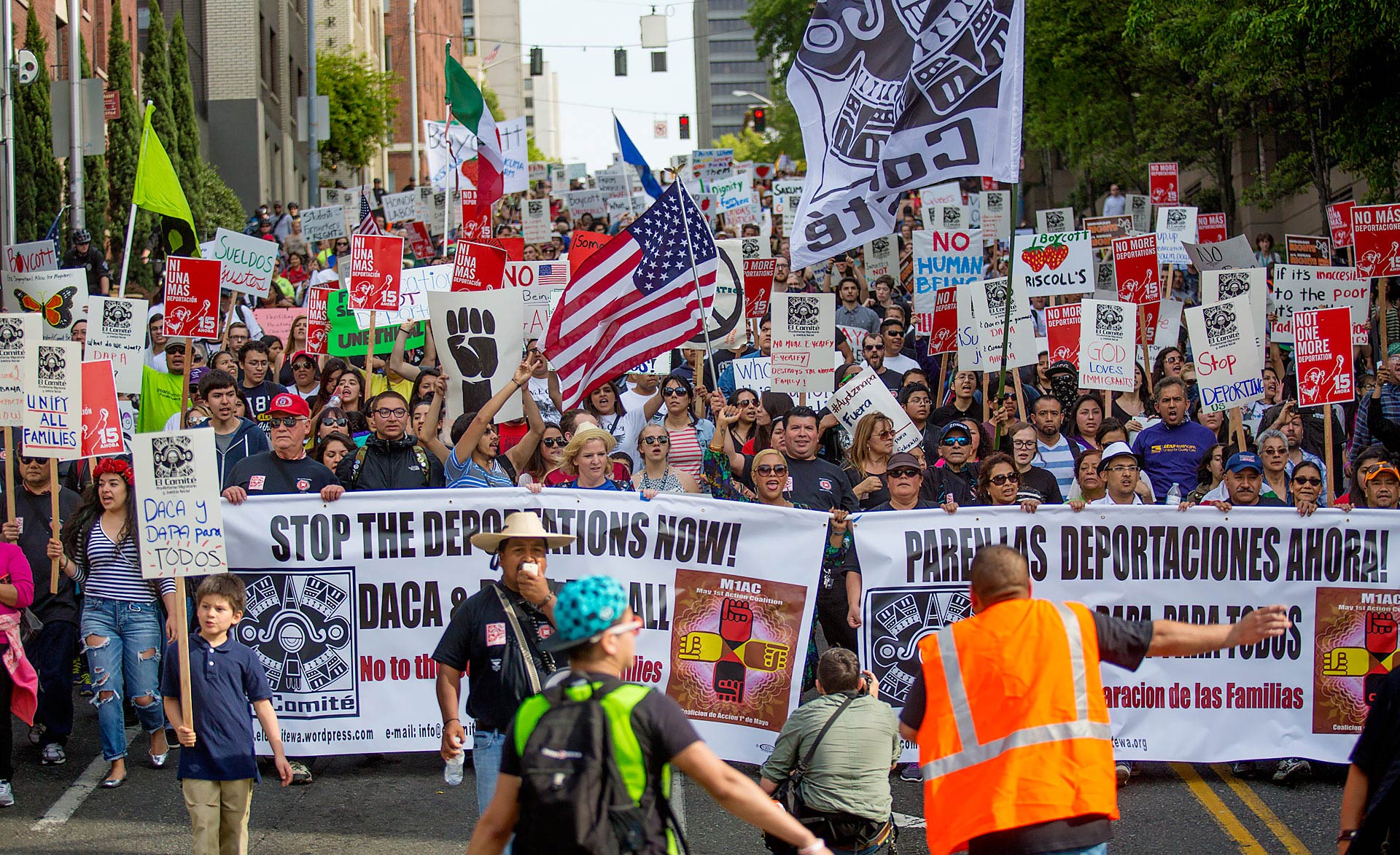 May Day Protests In Seattle : 2015 - Light And Matter